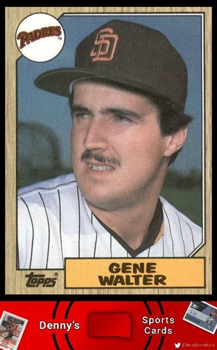 1987 Topps #248 Gene Walter San Diego Padres Baseball Card | eBay