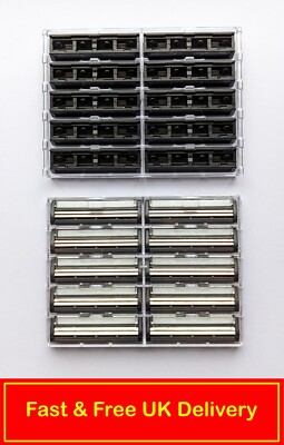 Twin Blade Cartridge Razor Blades Gillette G2 Contour Profile slide-on ...