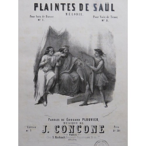 Concone Joseph Complaints Of Saul Singer Piano | eBay Australia