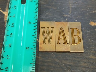 Engraving - Brass Font Letters