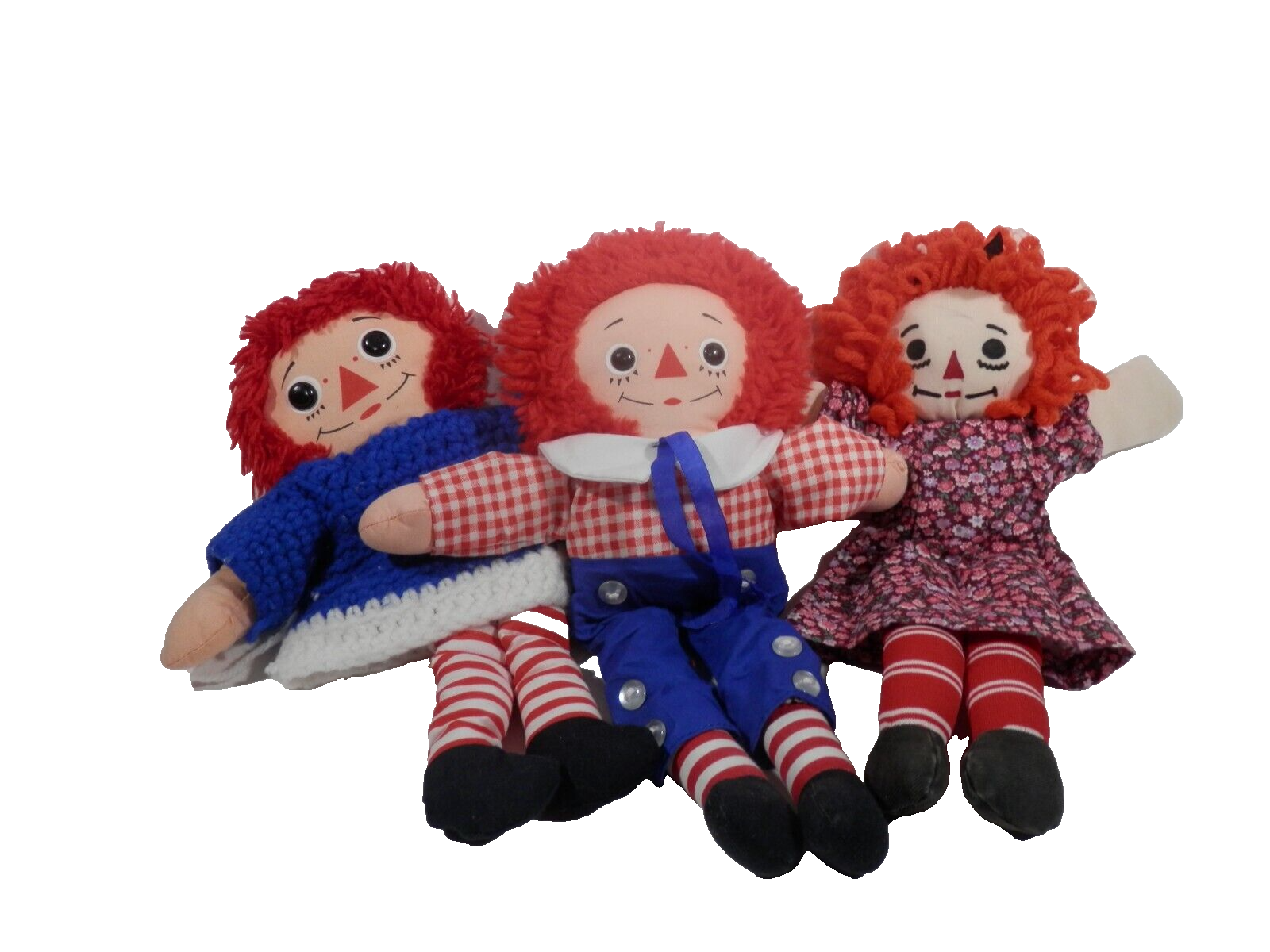 Raggy Ann and Andy Dolls lot of 3 Handmade Clothes 10-11 in Vintage | eBay