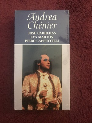 VHS: ANDREA CHENIER....JOSE CARRERA-EVA MARTON +......NEW 32031141032| eBay
