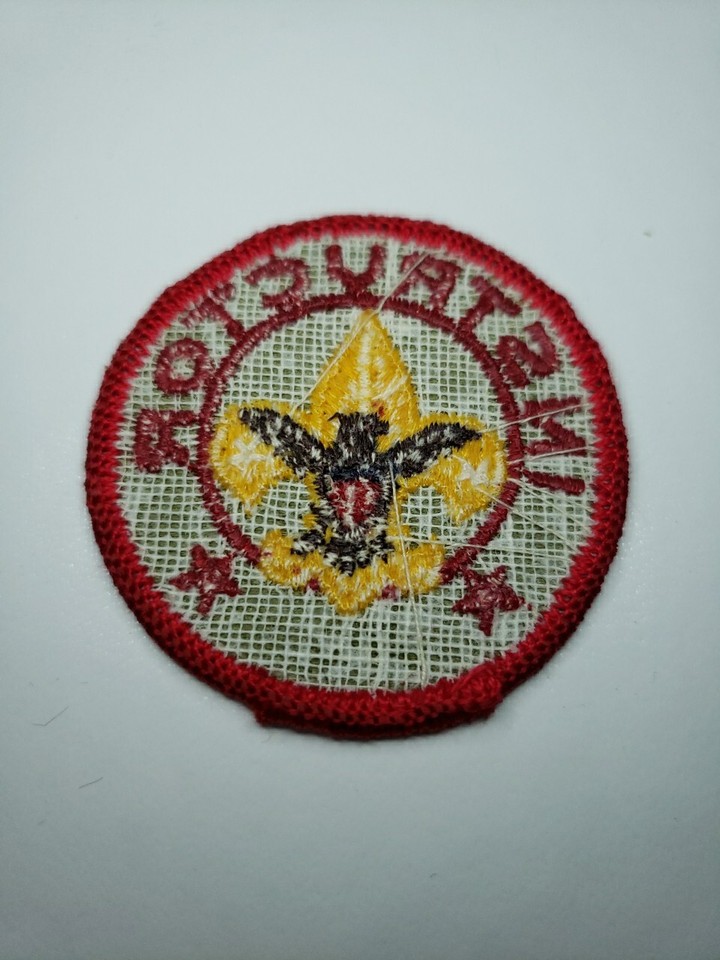 Vintage Boy Scouts of America BSA Instructor Position Patch-Red Border ...