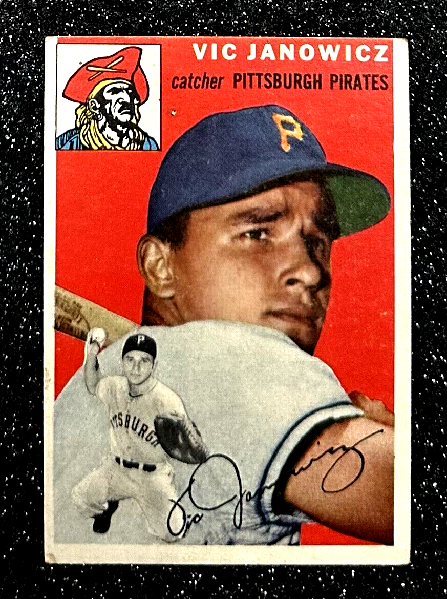 1954 Topps Vic Janowicz #16 Pittsburgh Pirates | eBay