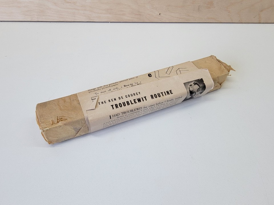 c.1950s Ken De Courcy Troublewit Folding Routine Magic Trick With ...