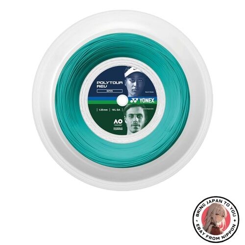 String de tennis neuf YONEX Poly Tour Rev 125 High Spin Mint 384 1,25 ...