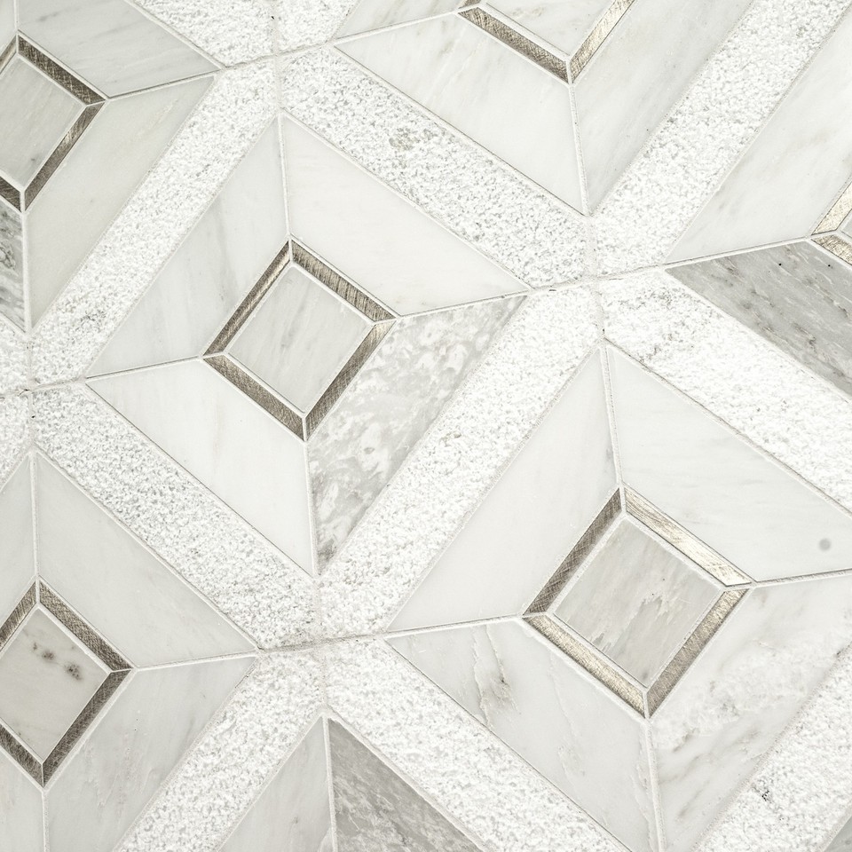 MSI SMOT-SMTL-8MM-V2-2 12" x 12" Square Dot-Mounted Mosaic Wall ...