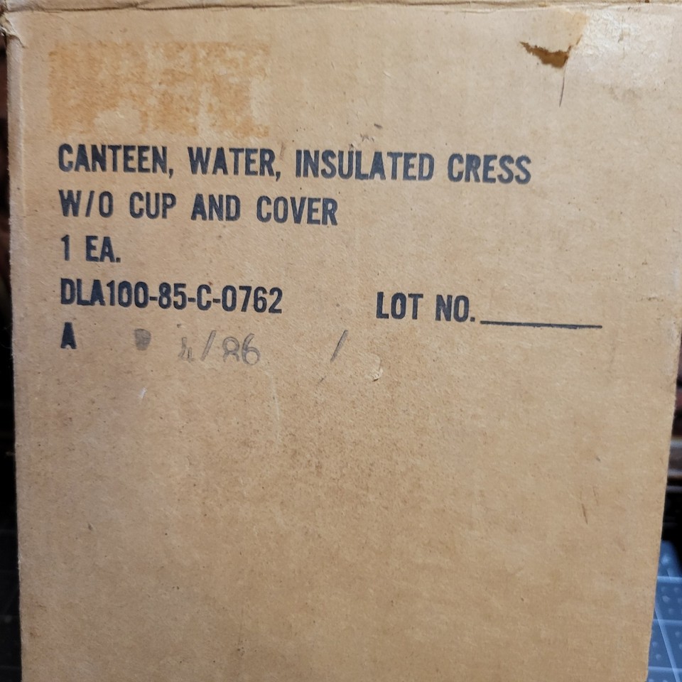 !New! Two US Military Cold Weather Canteens 1982 and 1984 | eBay