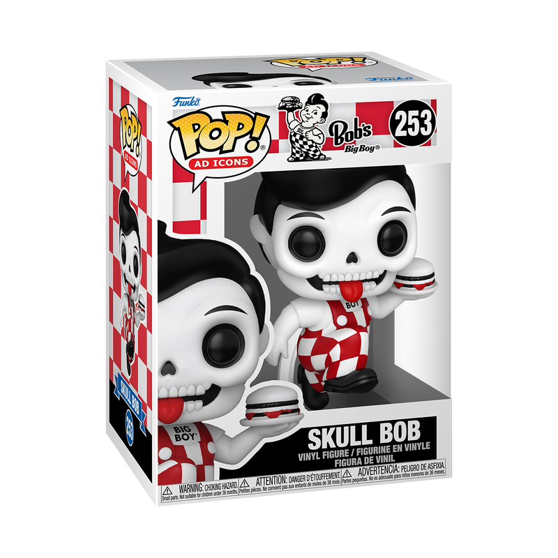 Funko Pop Bob's Big Boy Skull Bob Collectable Vinyll Figure #253 *NEW ...