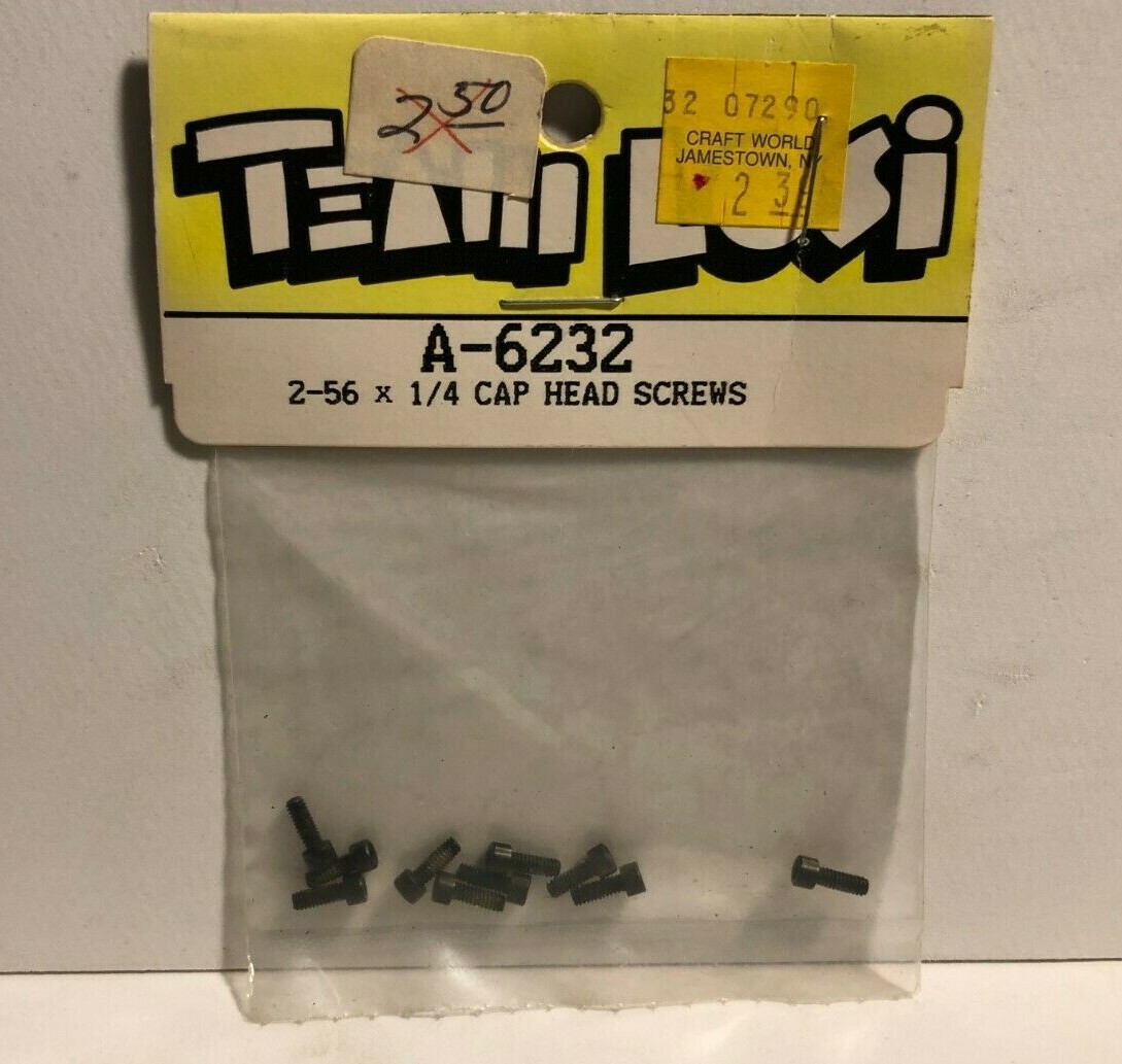 Losi A-6232 Cap Head Screws 2-56 x 1/4" for Rally Street Weapon XX4 NIP ...