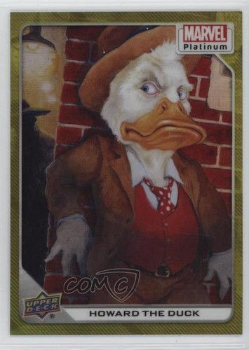 2023 Upper Deck Marvel Platinum Yellow Rainbow Howard The Duck 41 B7b