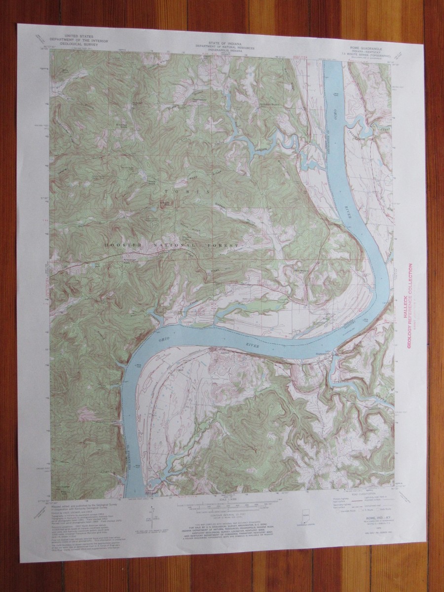 Rome Indiana Map