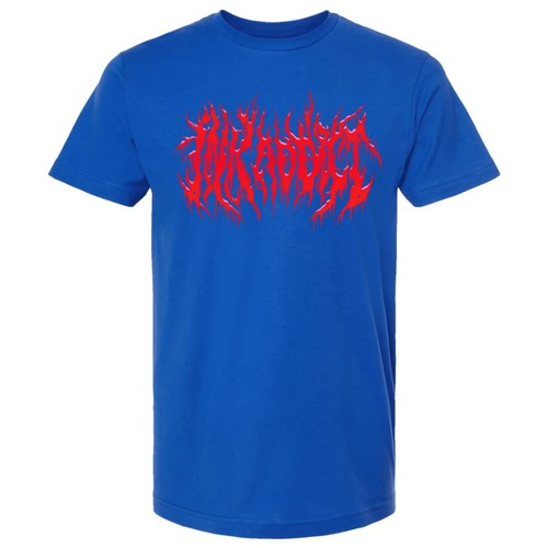Neuf InkAddict Unisexe Inkcore T-Shirt Bleu Roi / Red SM-3XLARGE ...
