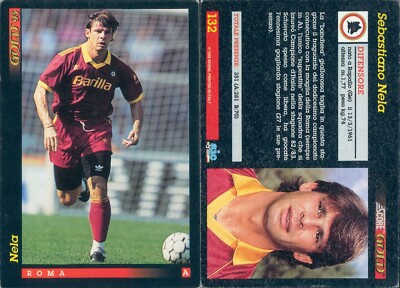 Score 93 Fußball Trading Card Bj 1993-ROMA, Sebastiano NELA-N.132 | eBay.de