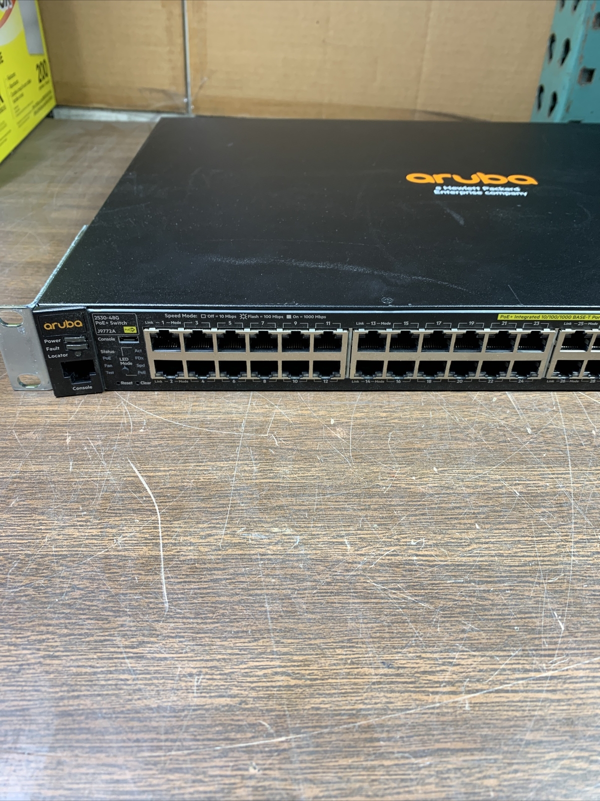 ARUBA J9772A 2530-48G POE+ 48-PORT GIGABIT SWITCH | eBay