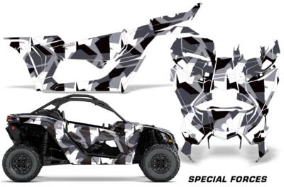 UTV Graphics Decals Stickers for Can-Am Maverick X3 XDS XRS 2DR 16-23 ...
