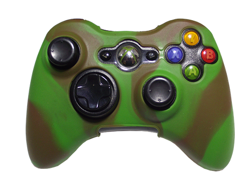 Silicone Cover For XBOX 360 Controller Skin Case Green/Brown Swirls | eBay