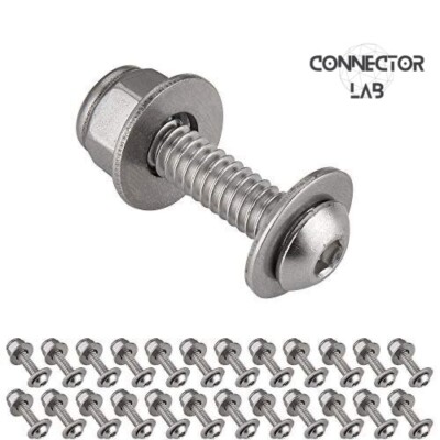 M2 Allen Bolts / Nuts / Washers Button Head 304 Stainless Steel A2 Dome ...