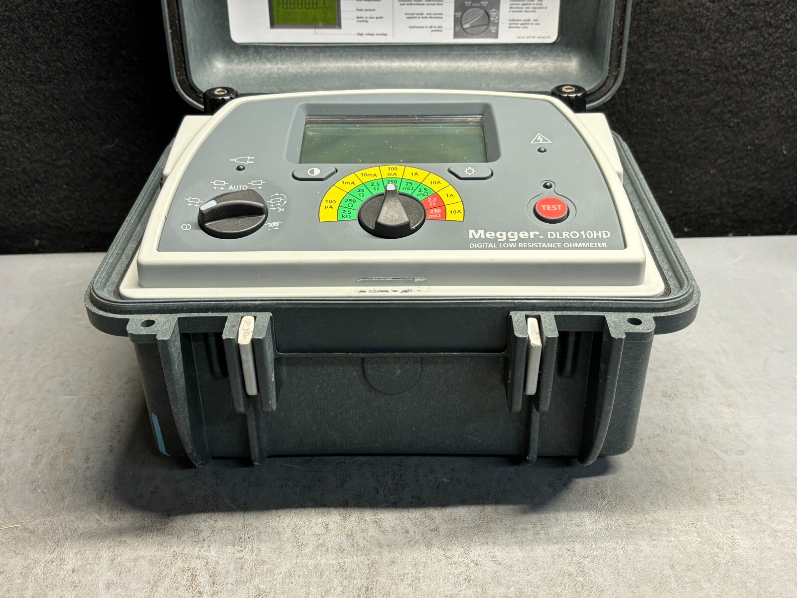 Megger DLRO10HD Digital Low Resistance Ohmmeter! | eBay