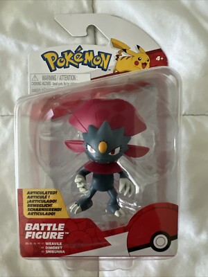 Pokémon Weavile Battle Figure Jazwares New | eBay