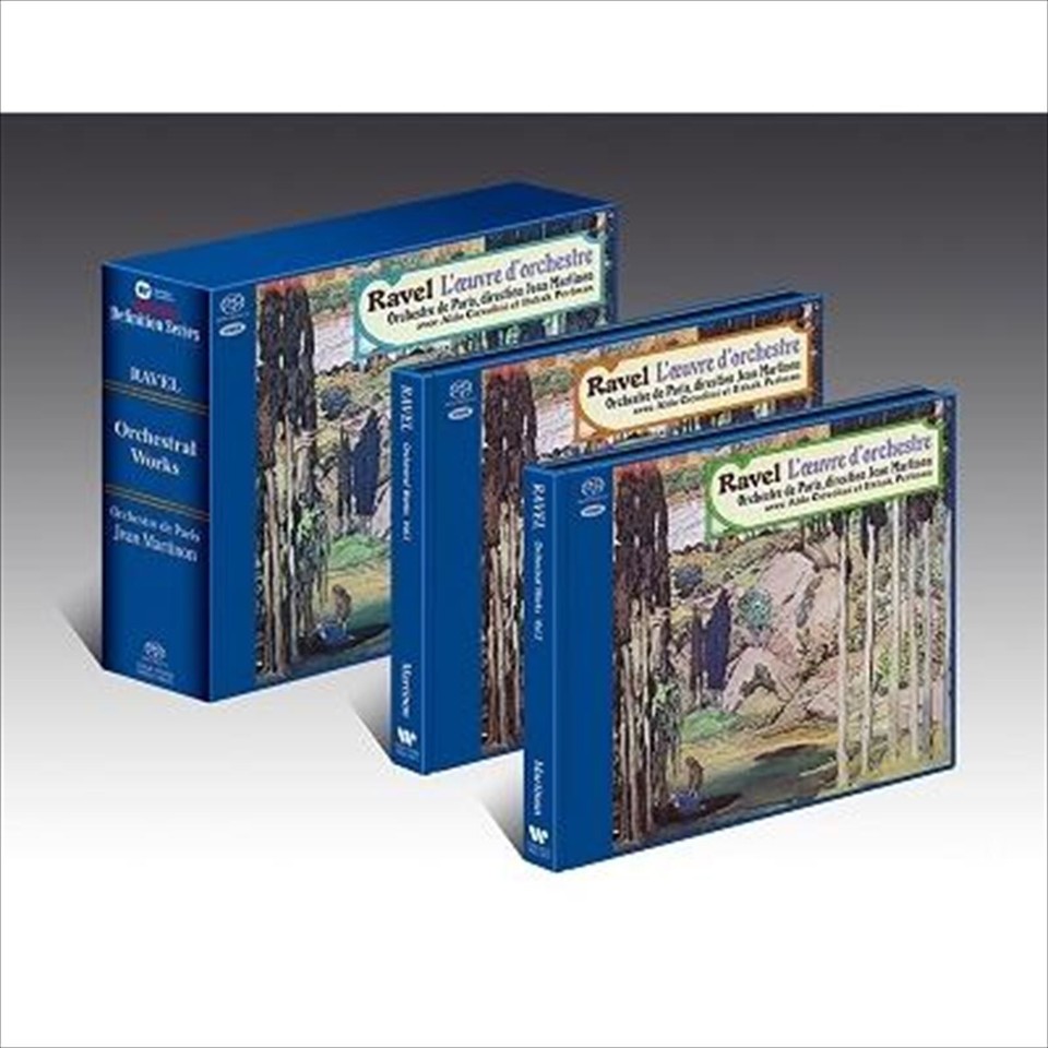 Jean Martinon Ravel Orchestral Works 4 SACD Hybrid TOWER RECORDS Japan ...