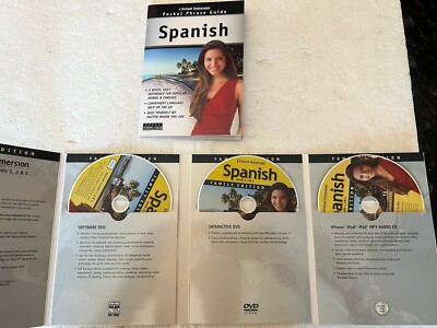 Spanish: Instant Immersion Levels 1, 2 & 3. DVD, CD, Software DVD ...