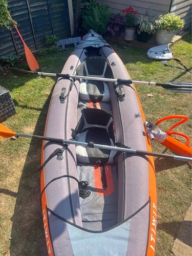 Itiwit 3-Person Inflatable Kayak, Full Set Up -Good To Go. 3x Oar ...