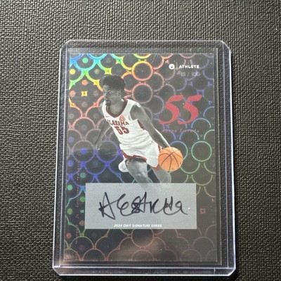 Aaron Estrada 2023-2024 Onit Athlete Alabama Silver Autograph On Card ...