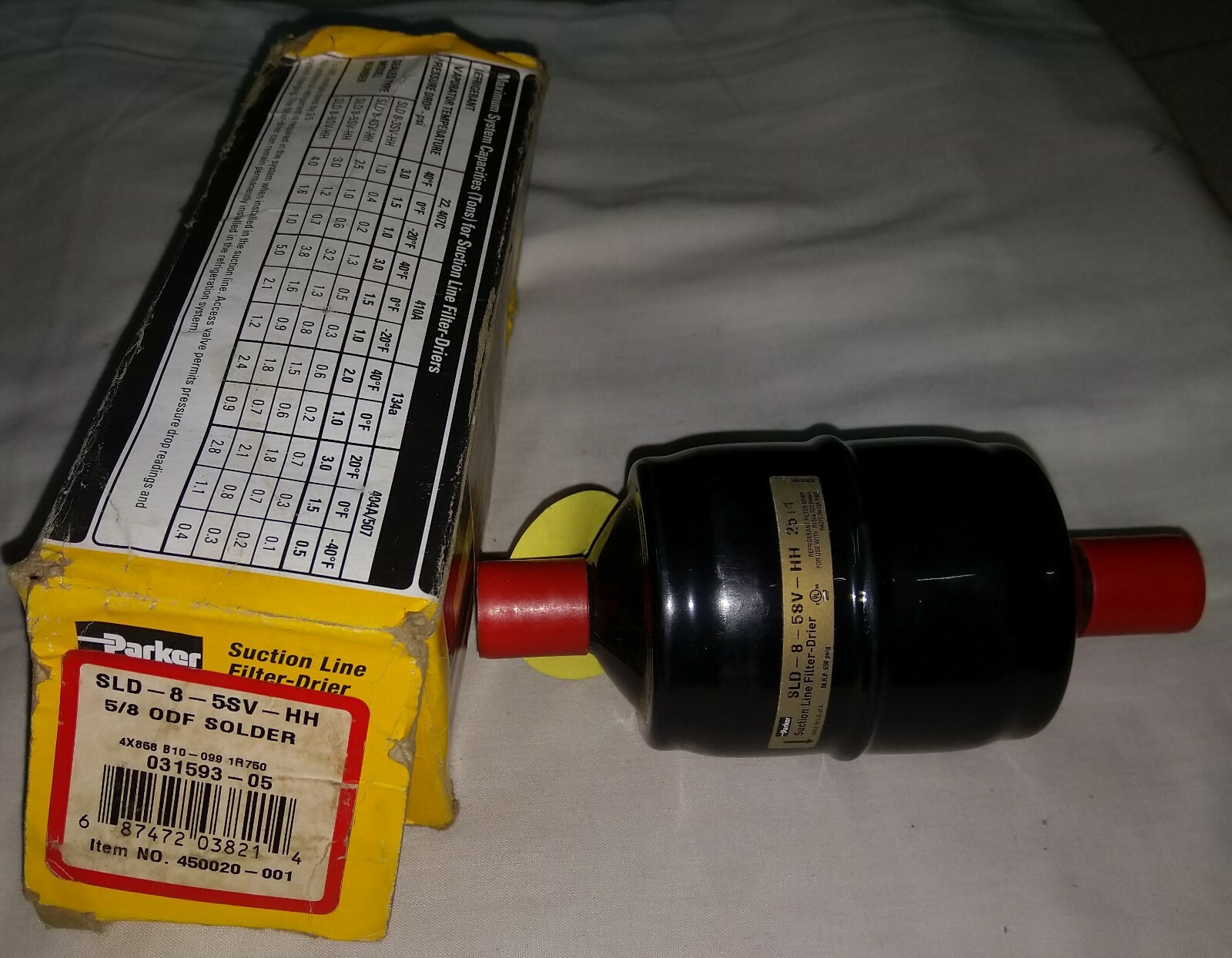 Parker SLD-8-5SV-HH 5/8 ODF SOLDER Filter Drier Suction Line | eBay