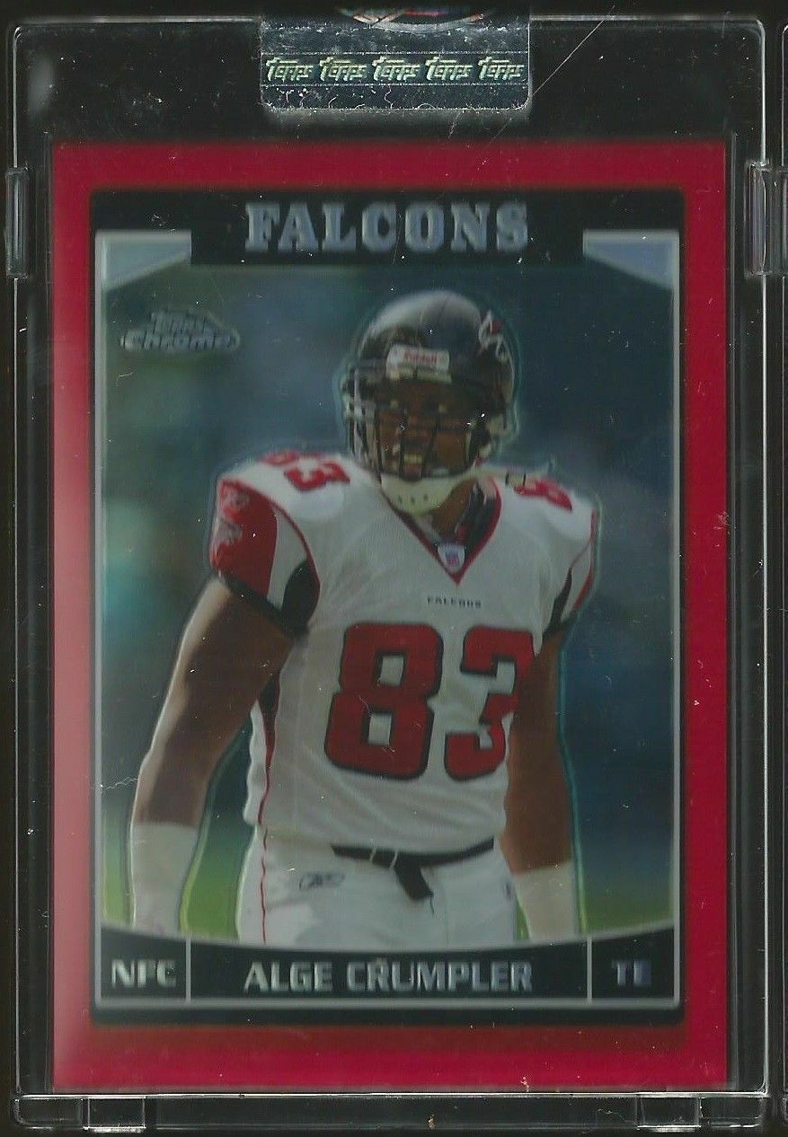 2006 Topps Chrome Alge Crumpler Red Refractor #179/259 Falcons ...
