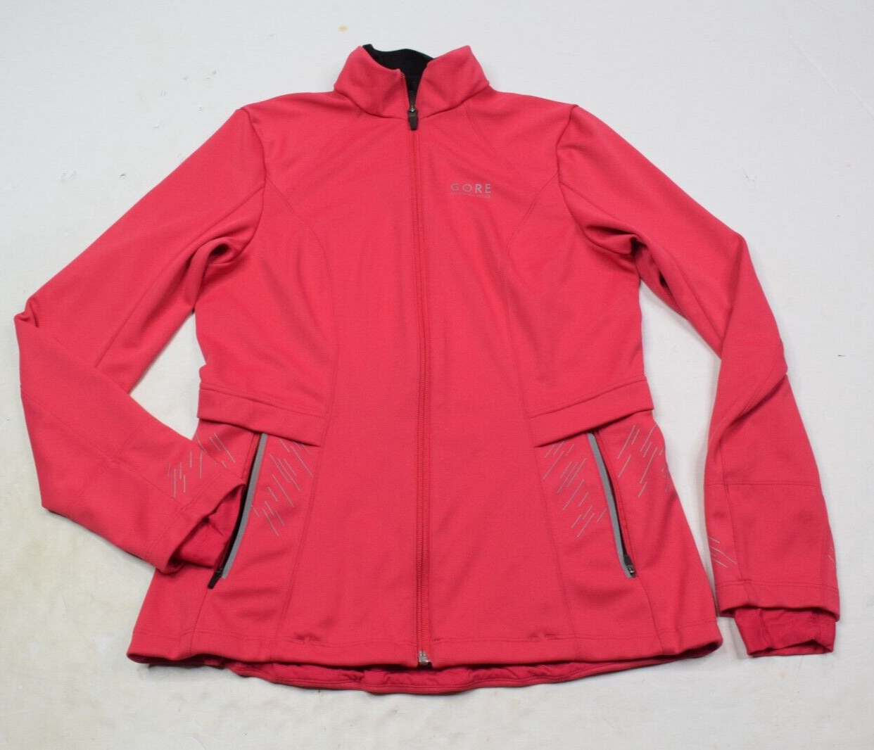 Gore Running Wear Windstopper Jacket Womens Medium Pink Long Sleeve ...
