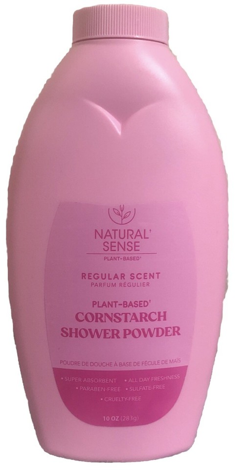Natural Sense After Shower PlantBase Cornstarch Shower Powder 10oz ...