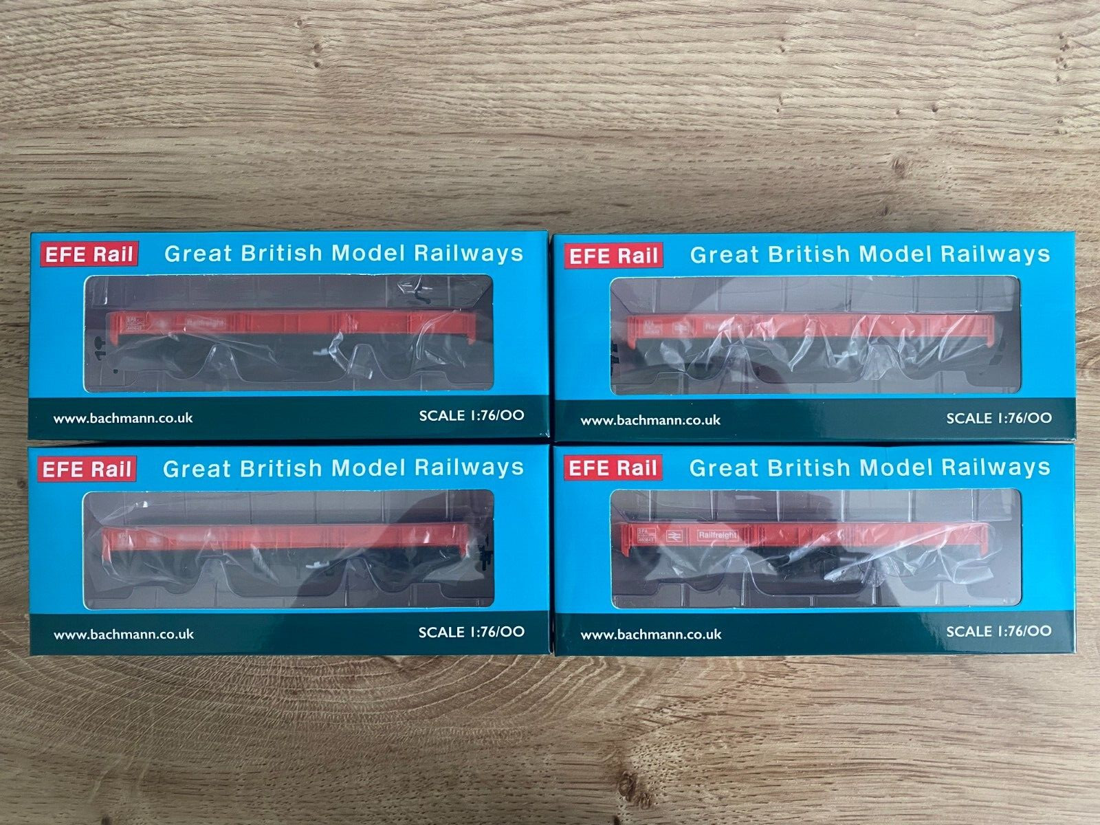 EFE Rail E87034 BR SPA Open Wagon BR Railfreight Red :: Railway Models UK