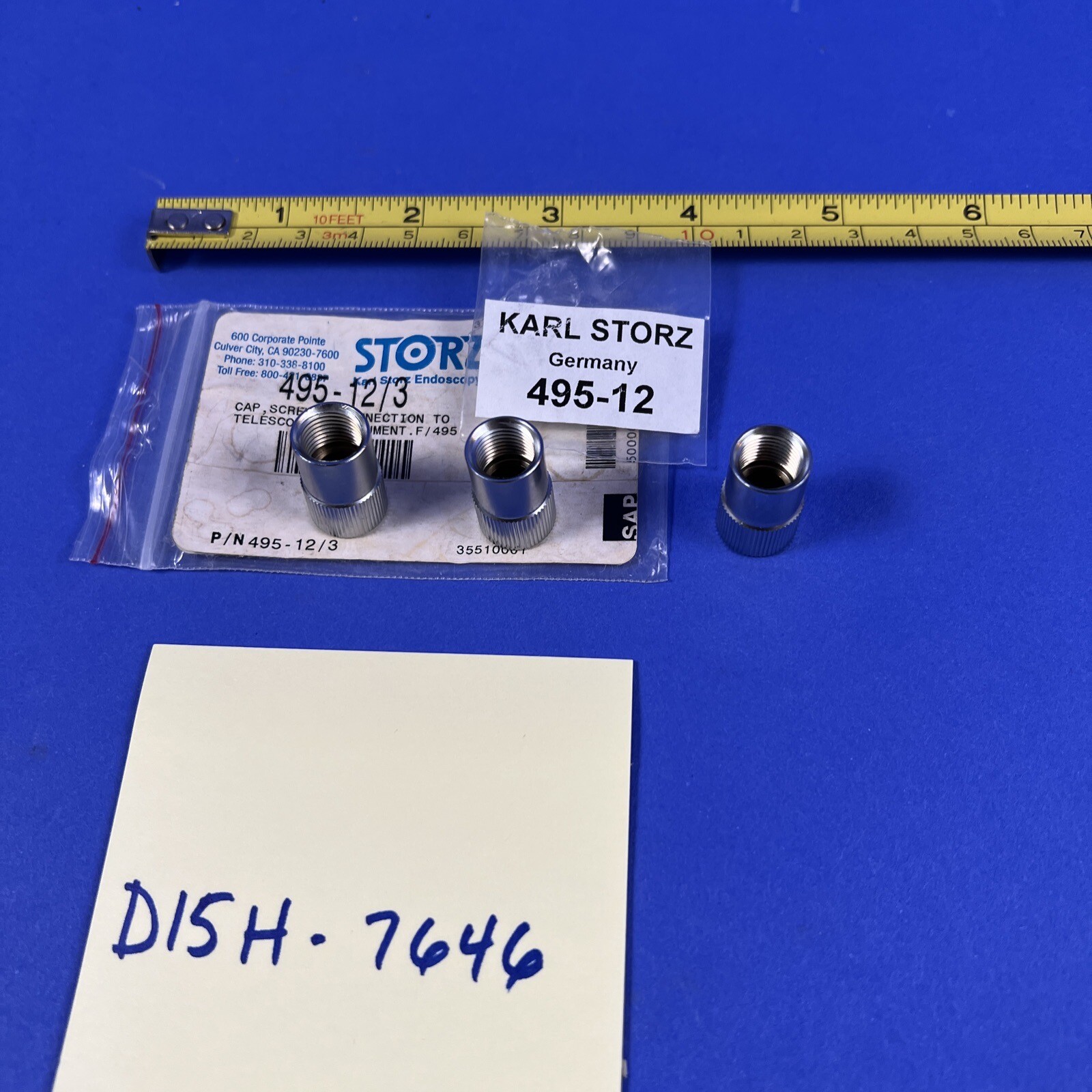Karl Storz Endoscopy 495-12 Screw Cap lot of 3 | eBay