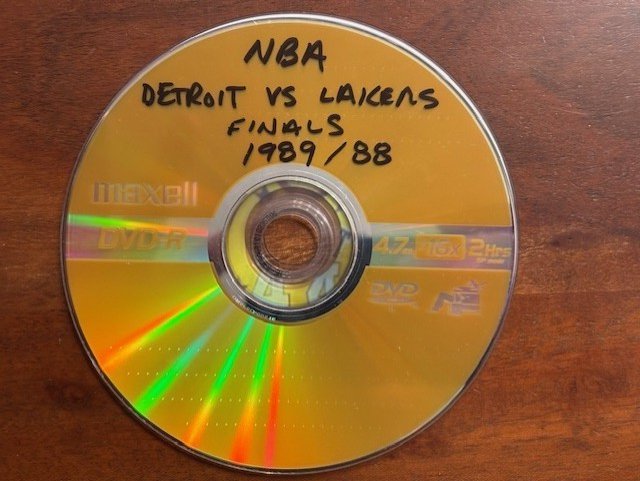 1989 NBA Basketball Finals Detroit Pistons vs. LA Lakers Game 6 DVD ...