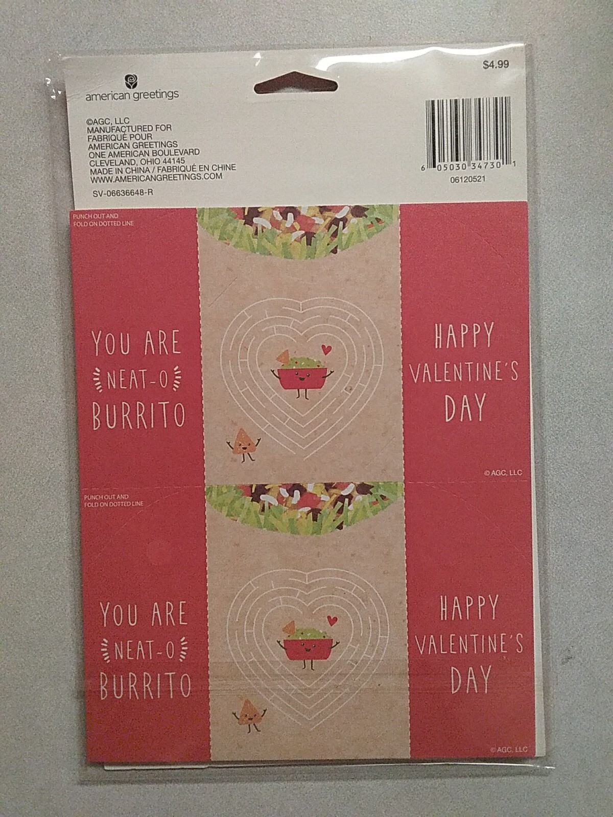 18 Pack Classroom Party Burrito Valentines & Stickers | eBay