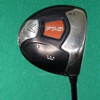 Callaway Fusion FT-5 Tour Draw 9.5 Driver Fujikura Fit-On E 360 ...
