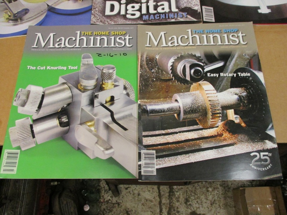 The Home Shop Macinist precision metalworking Magazine 5qty issues 2006 ...