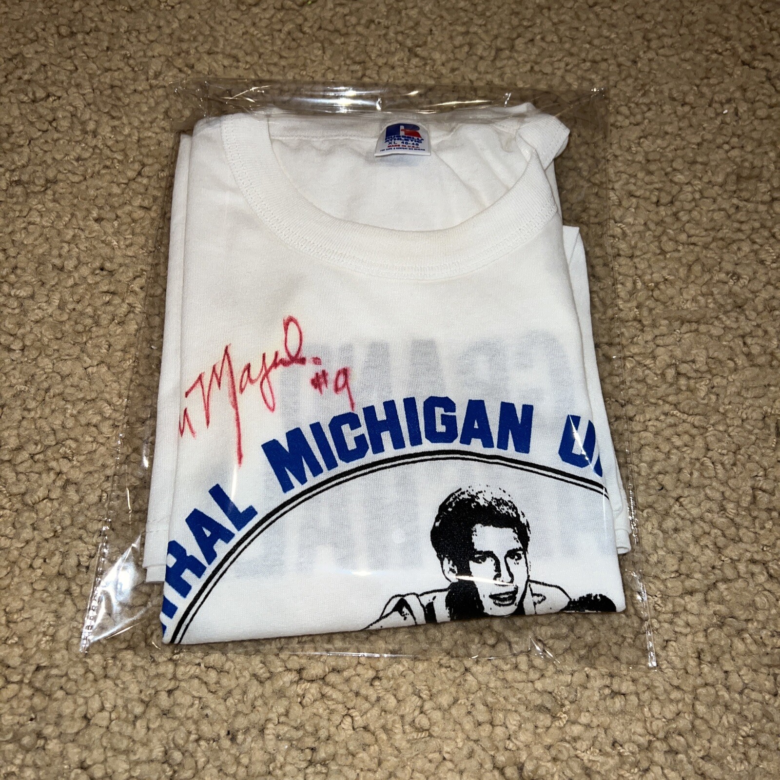 Vtg “Dan Majerle” #9 Autographed T-shirt NBA SUNS, OLYMPICS, Central ...
