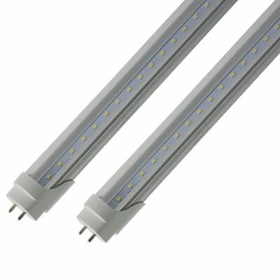 4FT T8 Clear LED Tube Bulbs 22W 6500K Transparent Lens 110V 277V Office ...