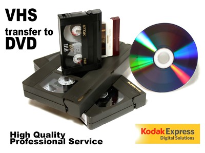 VHS VIDEO TO DVD TRANSFER SERVICE - all formats - HIGH QUALITY SERVICE ...