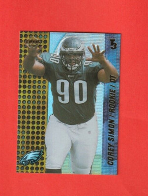 2000 Collector's Edge T3 ROOKIE # 206 Corey Simon PHILADELPHIA EAGLES ...