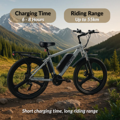 MOVIN M1 Electric Mountain Bike 26" Tyre 13V 250W 13AH 21 Speed E-Bike ...