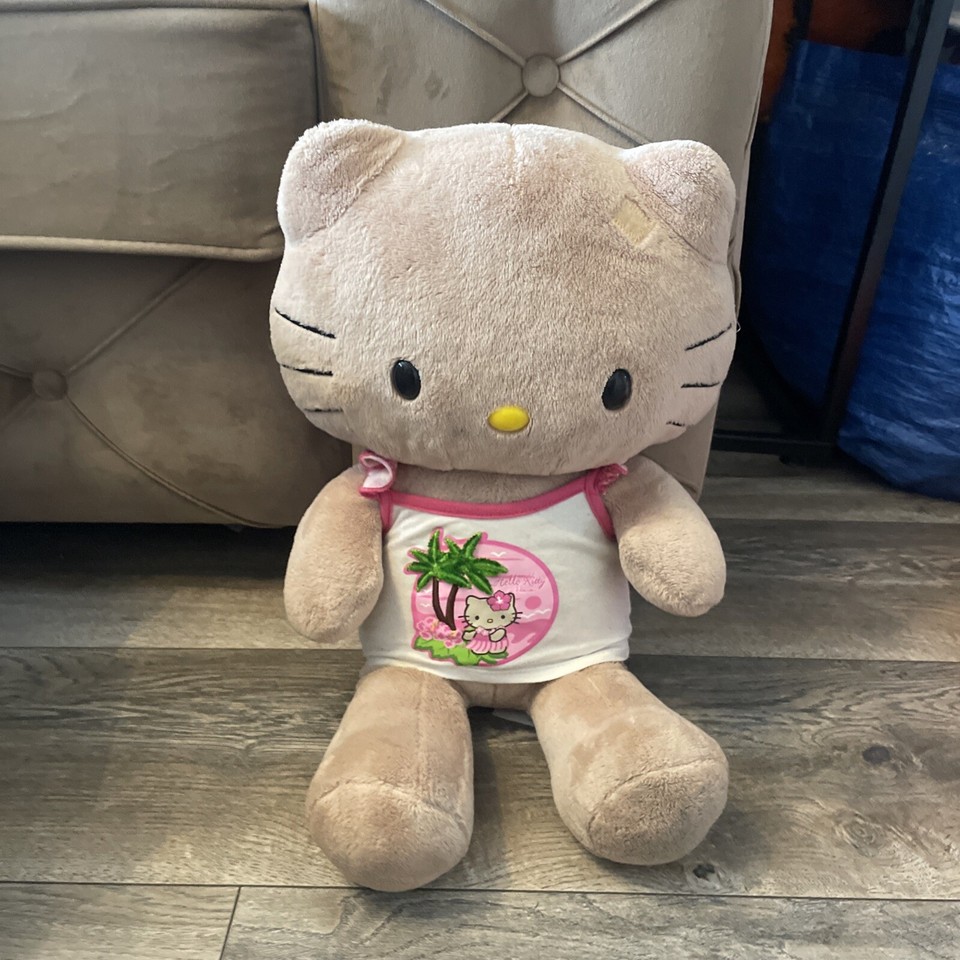 Rare Sanrio 2010 Sunkissed Hawaiian Hello Kitty Build A Bear. Tanned 18 ...