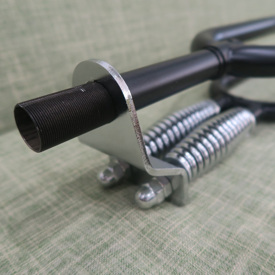 26" Springer Suspension Fork 1" Threaded,Chopper Bike Dual Spring ...