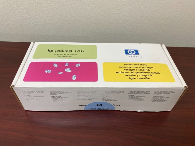 HP JetDirect 170x External Print Server for Ethernet 10baset Networks ...