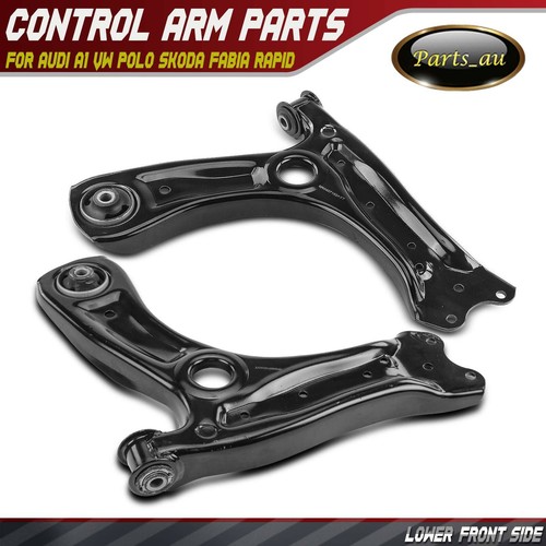 2x Lower Front Control Arm for Audi A1 8X1 8XA VW Polo Skoda Fabia NJ3 ...