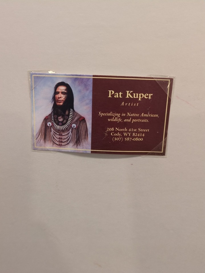 Pat Kuper woman fly fishing framed rare print 18x23.5" painting | eBay