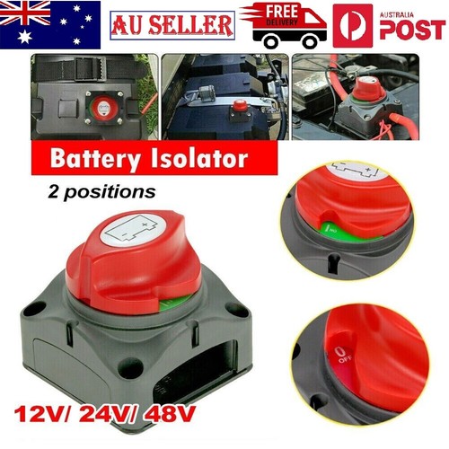 12V/24V/48V Battery Master Disconnect Switch Boat Marine Caravan ...