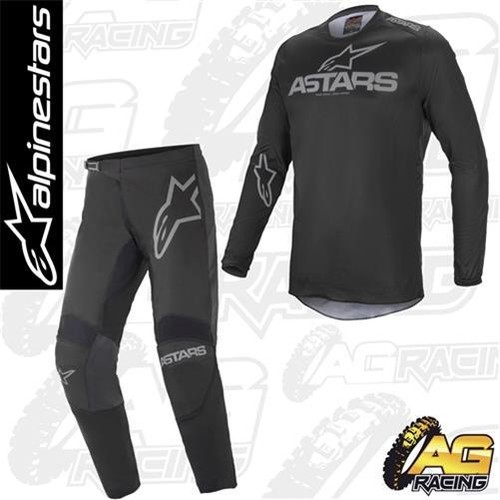 Alpinestars 2022 Fluid Graphite Combo Kit Pants Jersey MX Motocross ...